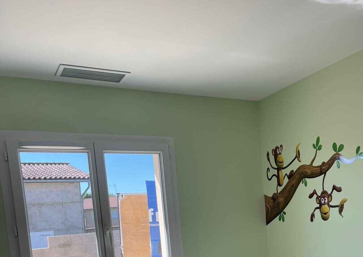 Installation d'un Gainable DAIKIN (climatisation réversible) 5 sorties ...